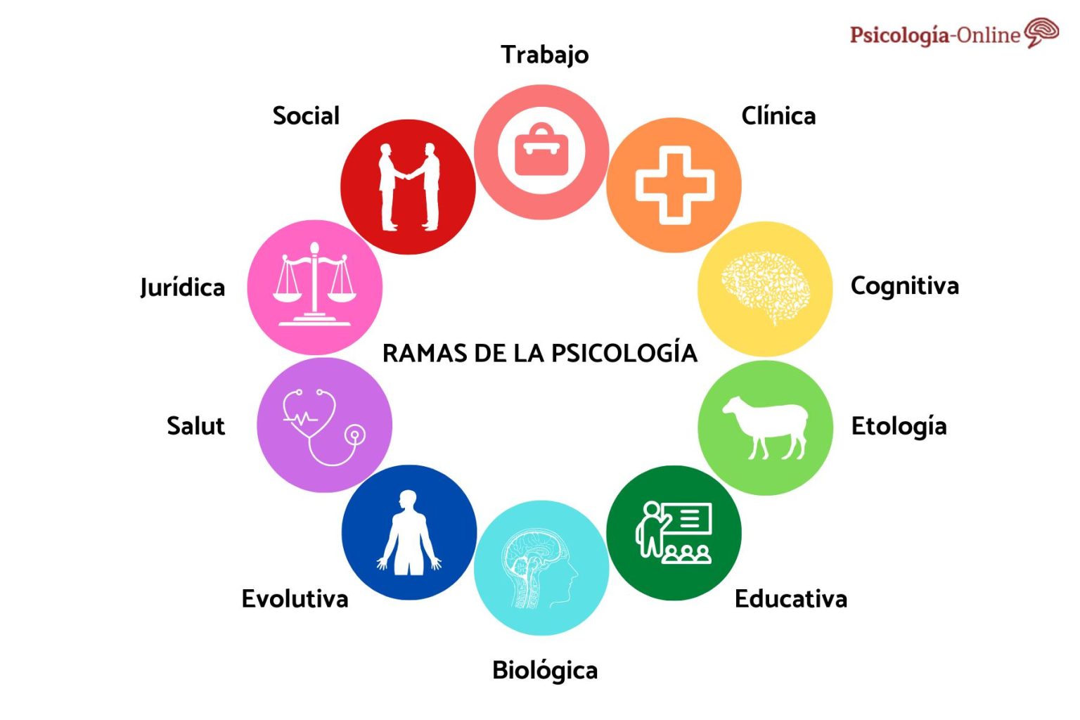 20 tipos diferentes de psicólogos y lo que hacen